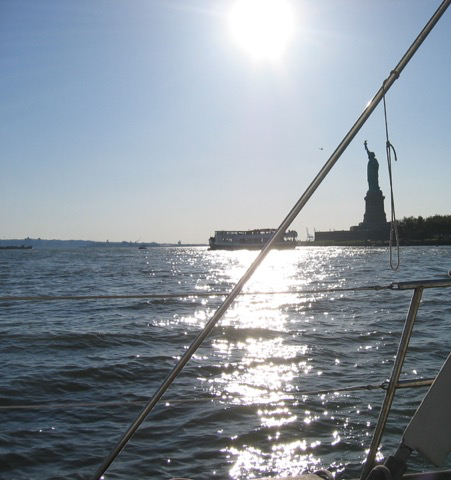 Sailing Naima in New York Harbor | Sailing With Josh